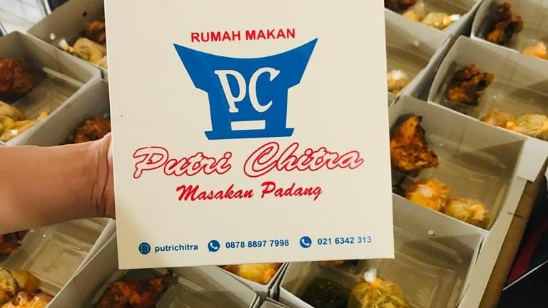 Menu at Nasi Padang - Putri Chitra restaurant, West Jakarta