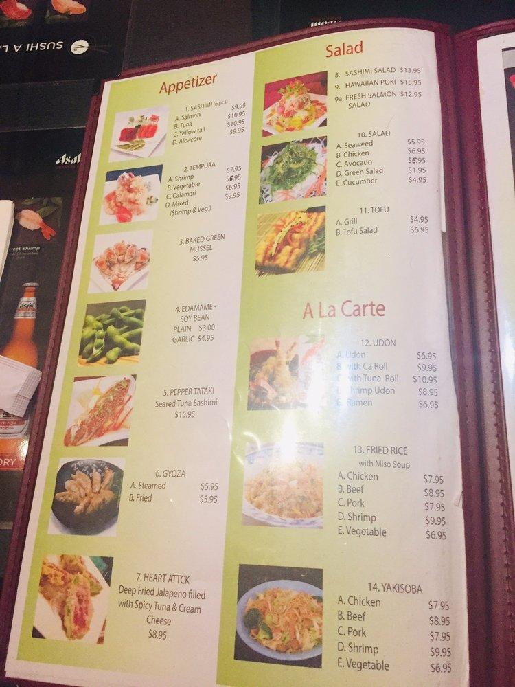 Menu at Bento Express restaurant, Bakersfield