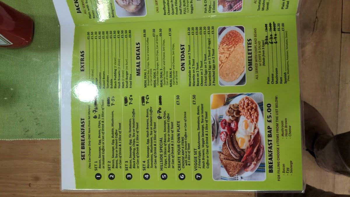 Menu at The Springwood Cafe, Tadworth