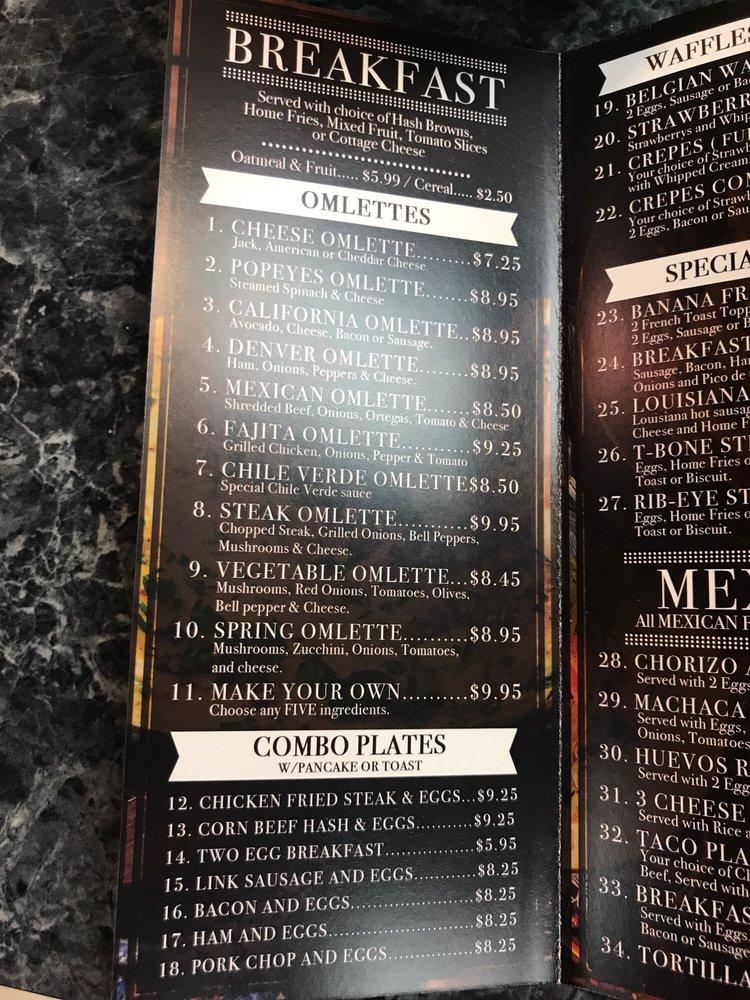 Menu at The Elm Cuisine Café restaurant, Lancaster