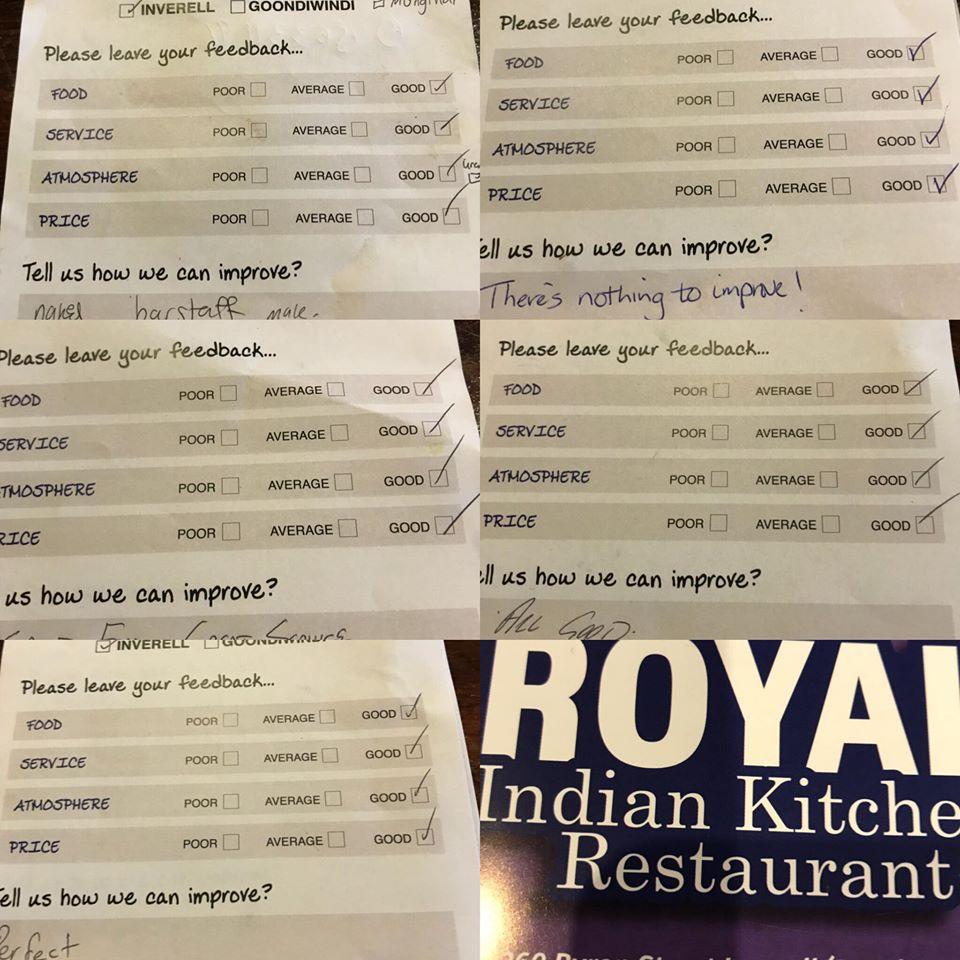 Menu at Royal Indian Kitchen Goondiwindi restaurant, Goondiwindi