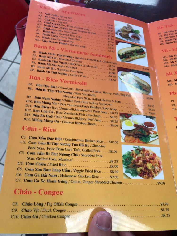 Menu at Ai Hue's Bakery & Deli, Saint Paul
