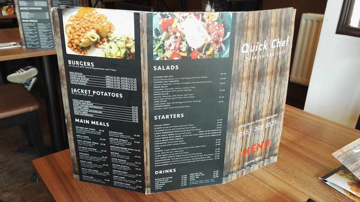 Menu at Quick Chef- Now Labranda (Renamed as Labranda Bar & Grill) for ...