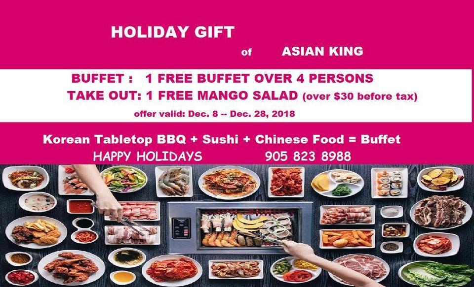 Menu at Asian King BBQ, Mississauga, Truscott Dr. #24