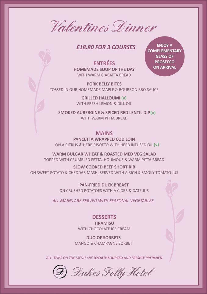 Carta del pub y bar Dukes Folly Hotel, Southport