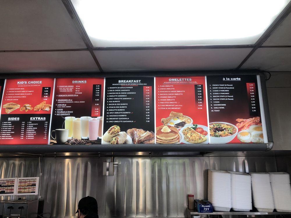 Menu at HotSpot Grill restaurant, Tustin