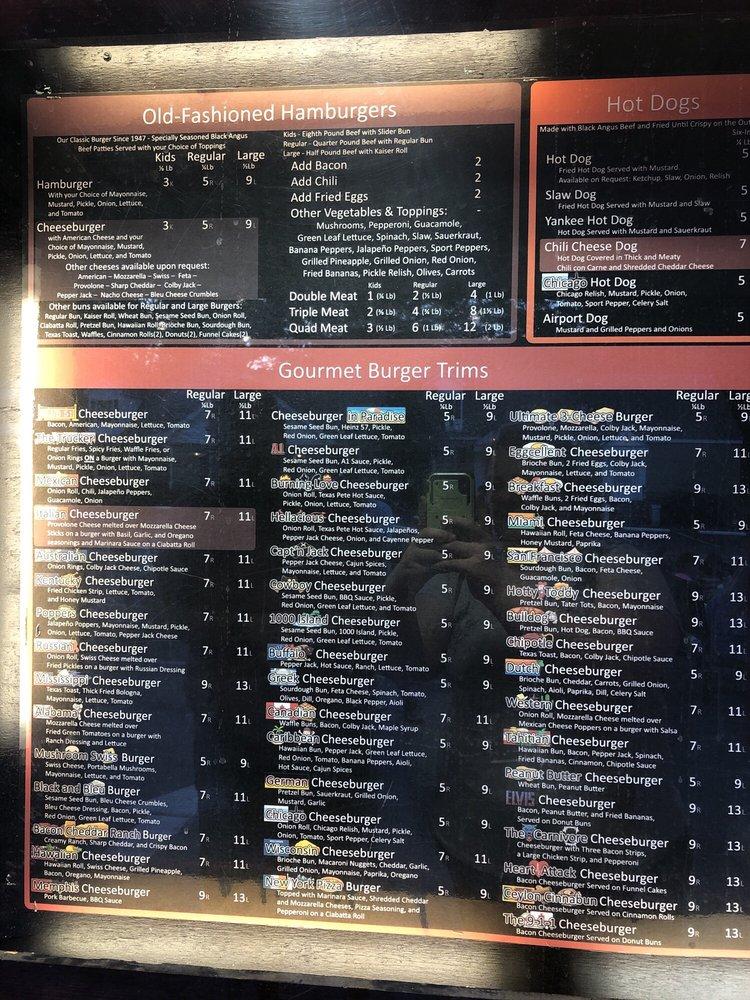 Menu at Velvet Cream–The Dip fast food, Hernando