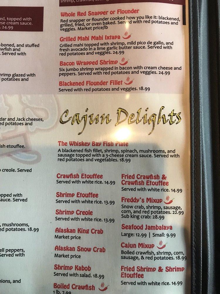 Menu at Dirty Al's Bayou Grill restaurant, McAllen, N 10th St #400