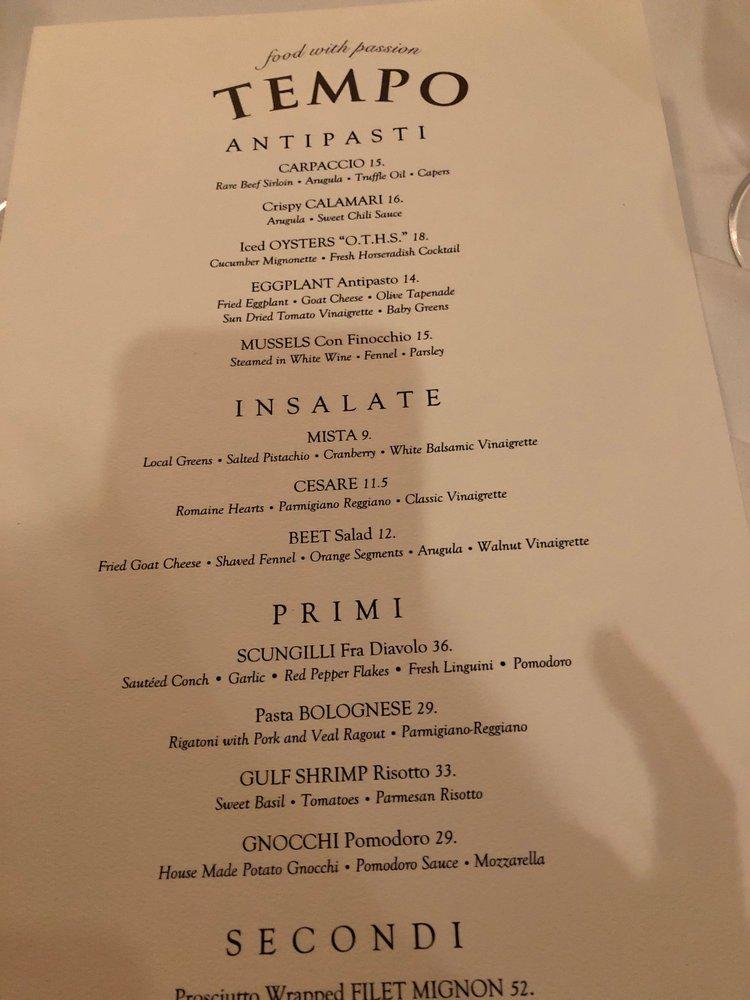 Menu at Angeline pub & bar, Buffalo