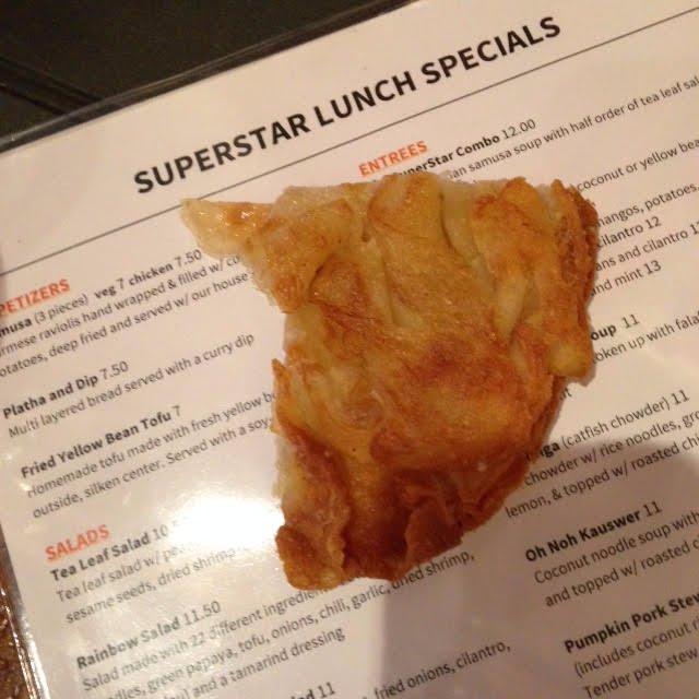 Menu at Burma Superstar restaurant, San Francisco, 309 Clement St