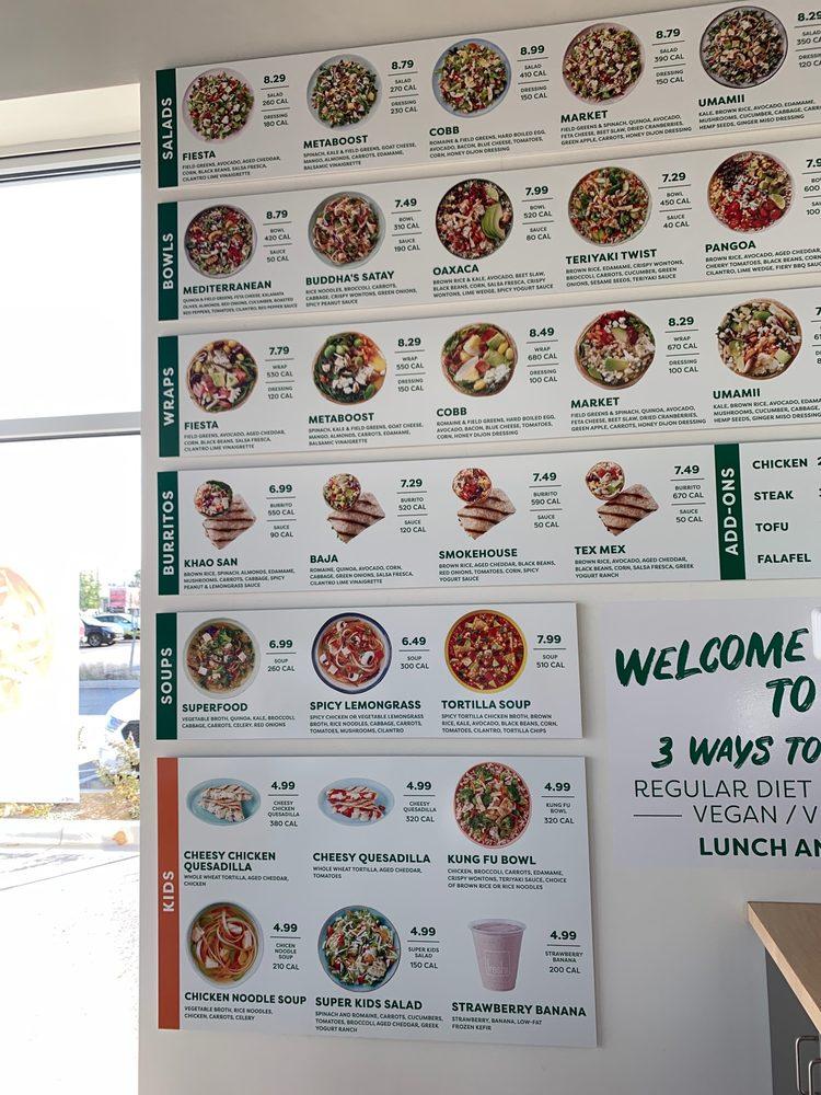 Menu at Freshii pub & bar, Crown Point