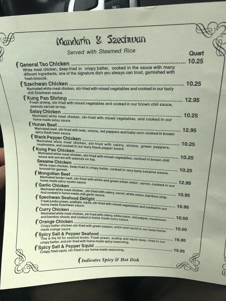 Menu at Happy You Chinese Restaurant, Keego Harbor