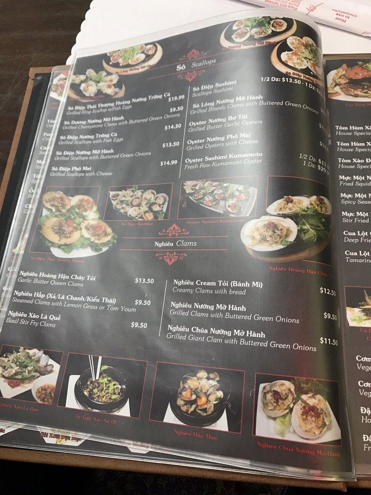 Menu at Oc & Lau Restaurant, Garden Grove, Garden Grove Blvd