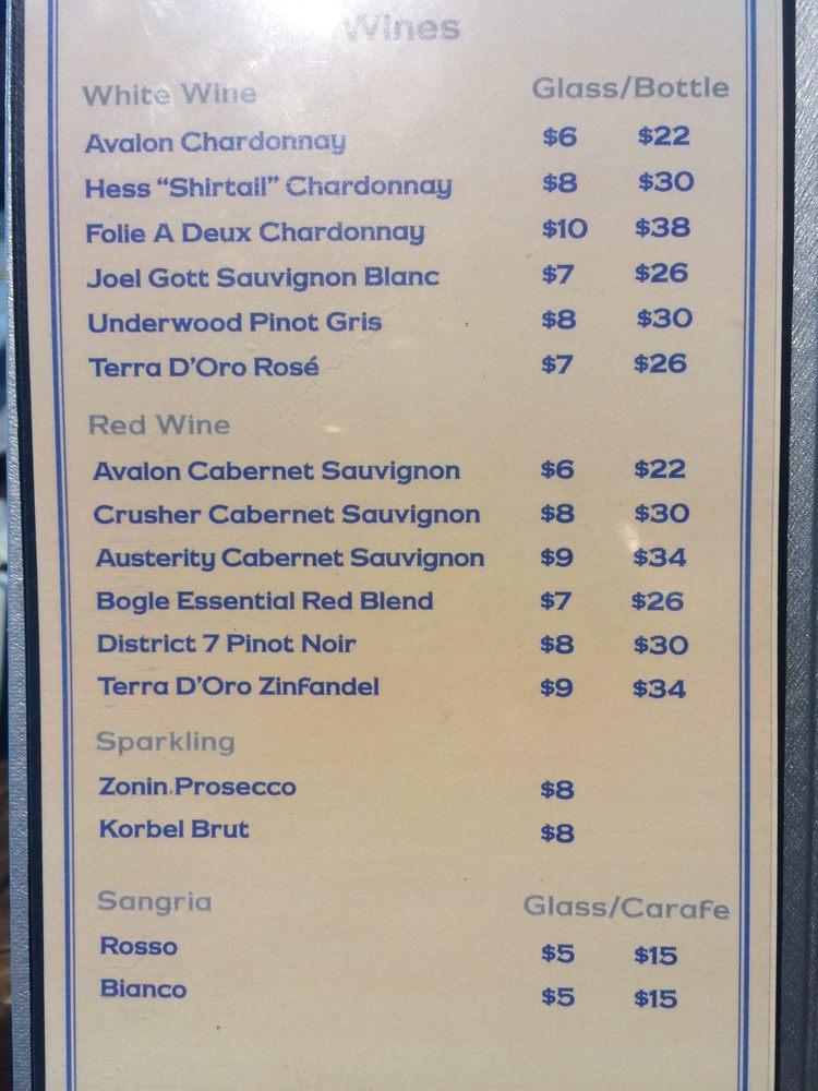 Menu at Pick 6 Sports Lounge Lake Tahoe pub & bar, South Lake Tahoe