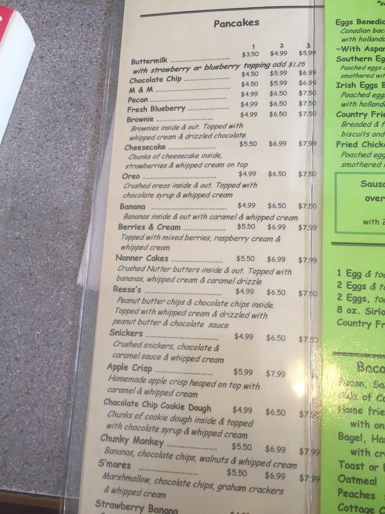 Menu at Ezzy's Restaurant, Rochester, Latta Rd