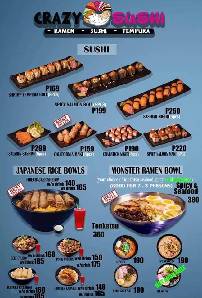Carta del restaurante Above Sea Level - Bayambang "Home Of The Giant ...