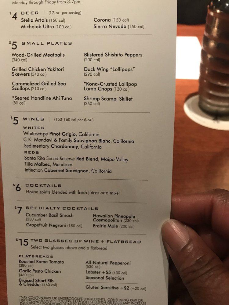 Menu at Seasons 52 pub & bar, Jacksonville