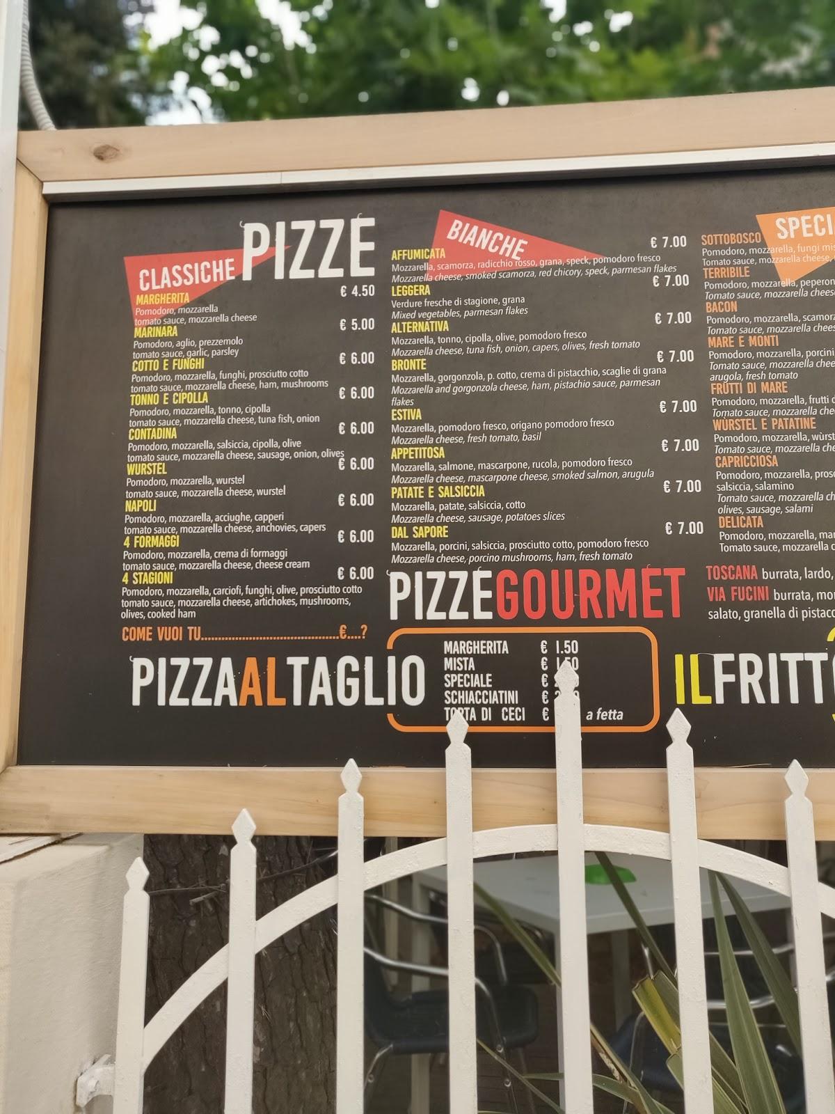 Menu da Il Capriccio non solo pizza.. ristorante, Rosignano Solvay