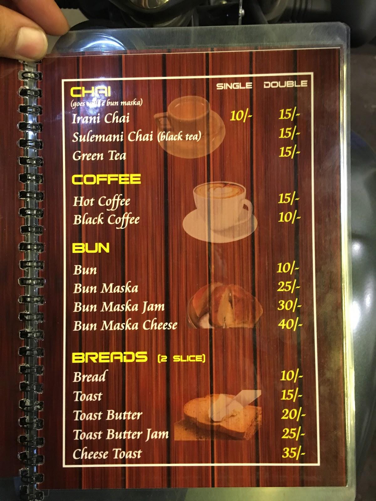 Menu at Cafe Kolkata Rolls - Best roll, Pune
