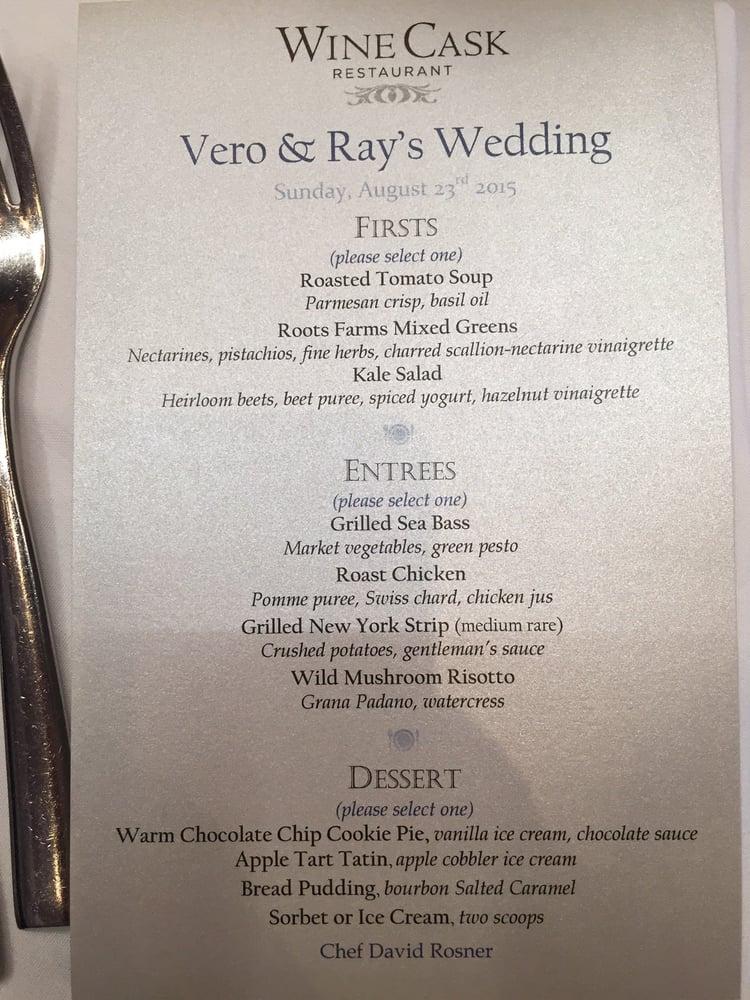 Menu at Intermezzo by Wine Cask pub & bar, Santa Barbara, 813 Anacapa St