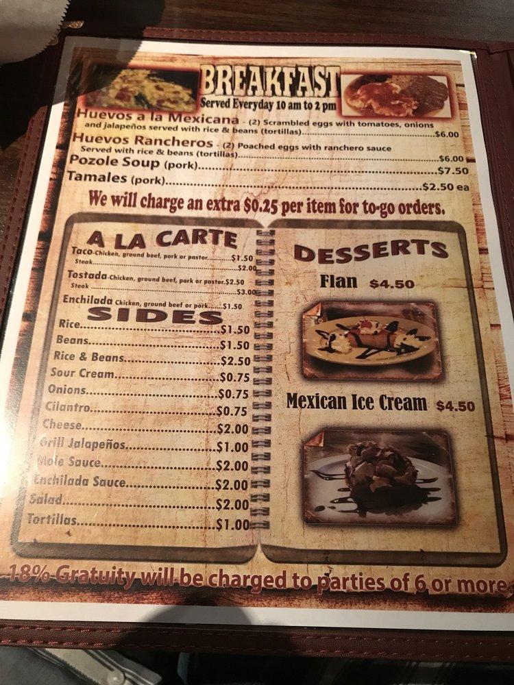 Menu at La Casa de Alberto pub & bar, Milwaukee