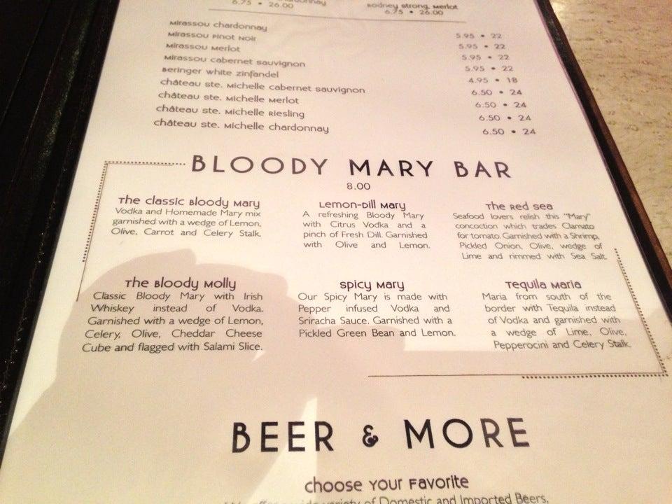 Menu at Purple Parrot restaurant, Reno, S Virginia St