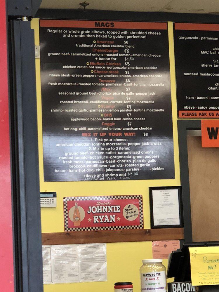 Menu at MIX N MAC - Mac & Cheese restaurant, Middletown