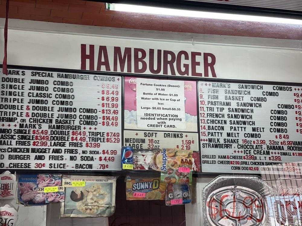 Menu at Mark's Kitchen restaurant, Fresno