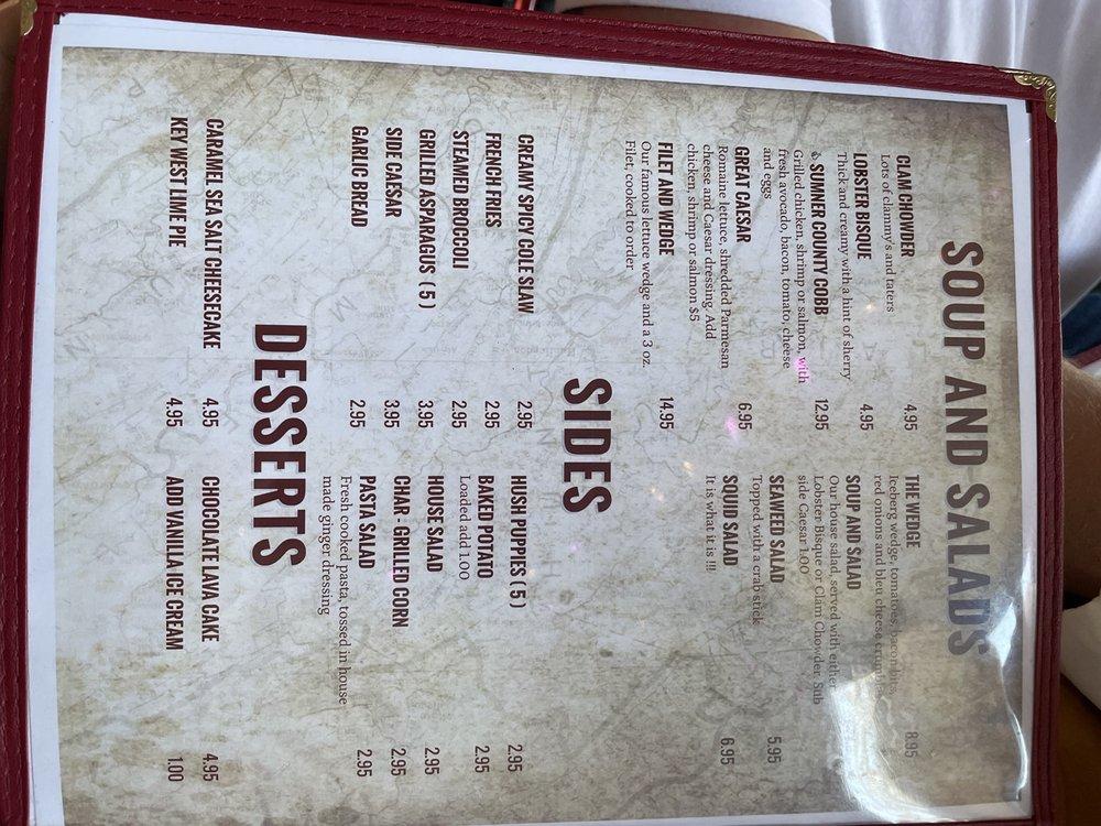 Menu at Moby Dickys pub & bar, Hendersonville