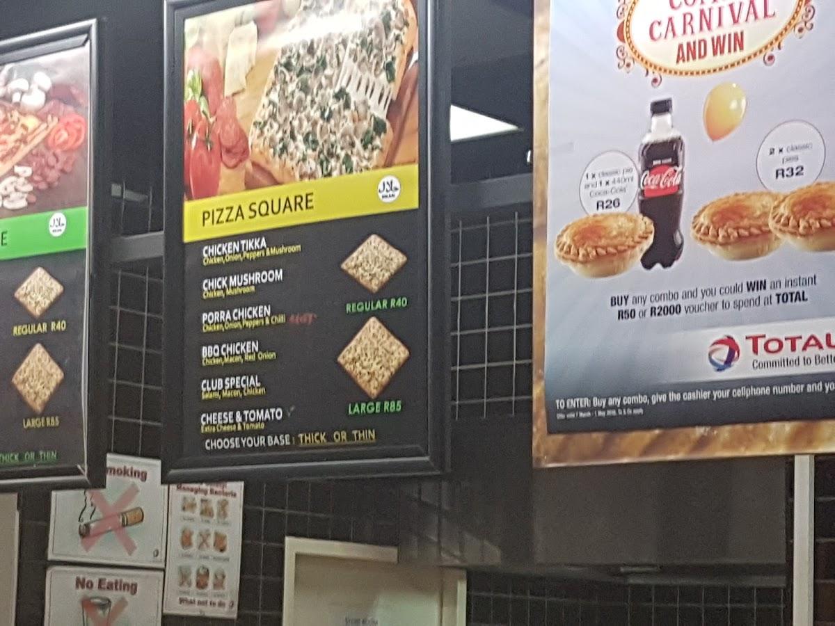 Menu at Steers restaurant, Nelspruit, 4 Samora Machel Dr