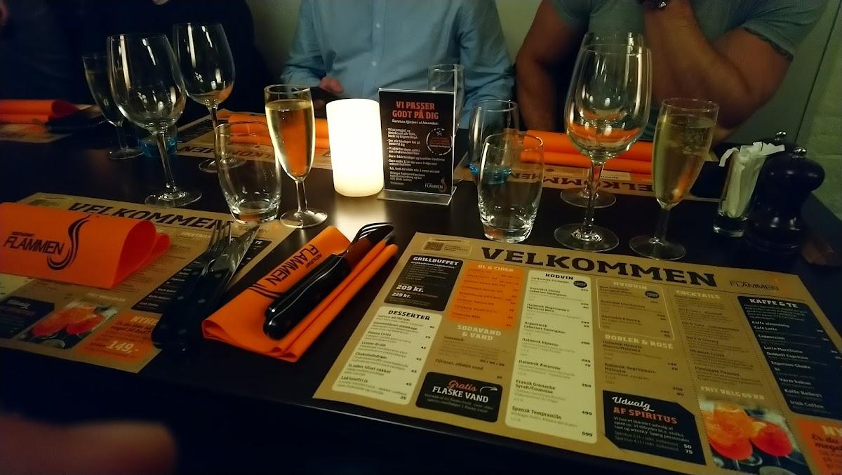 Carta de Restaurant Flammen - Aalborg, Aalborg