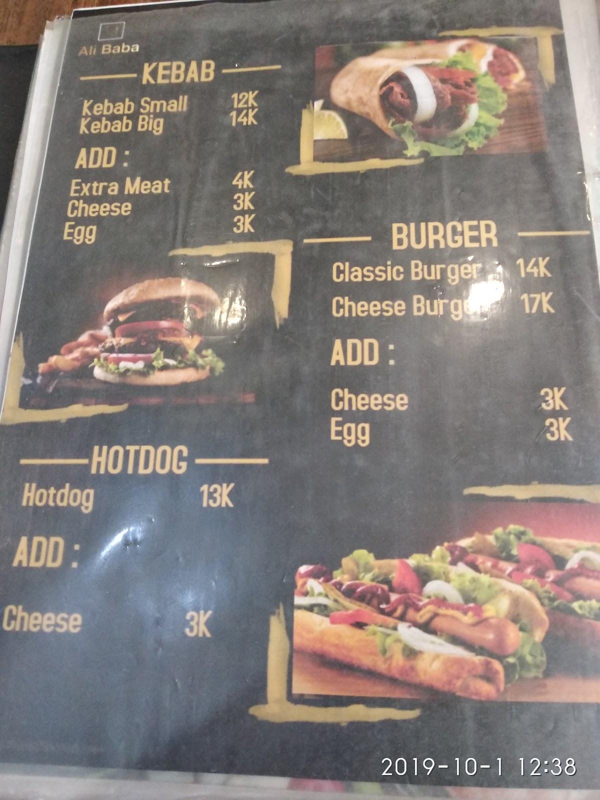 Menu at Soto Pak Sadi Asli restaurant, Bandung, 3JVC+52M