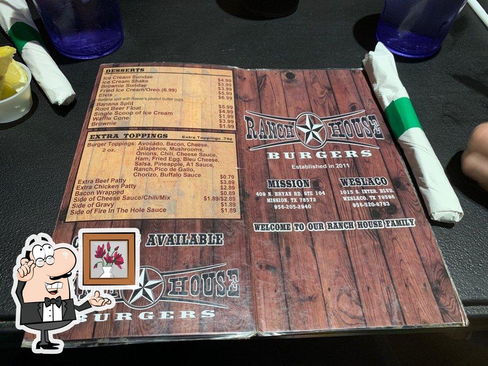 Ranch House Burgers Mission in Mission - Restaurant menu and reviews