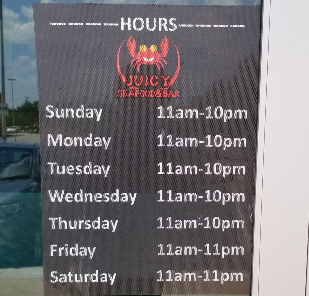 Menu at Juicy Seafood & Bar, Dallas