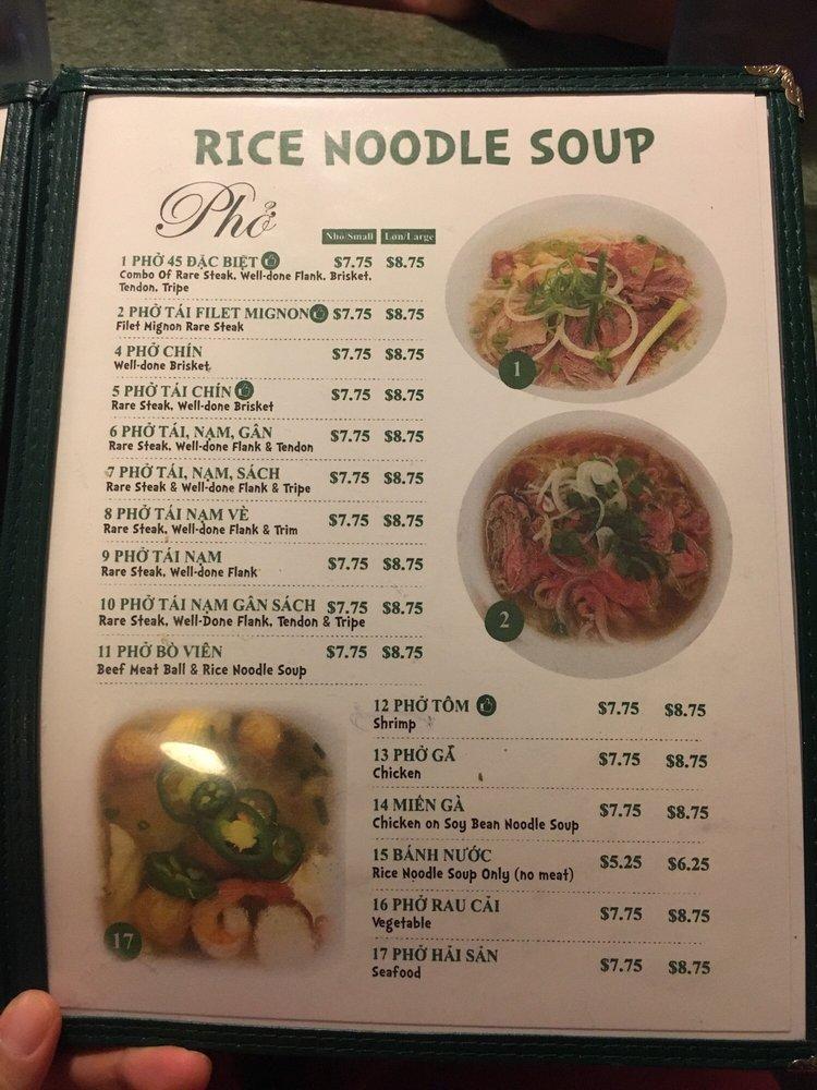 Menu at Pho 45 - La Mirada restaurant, La Mirada, La Mirada Blvd