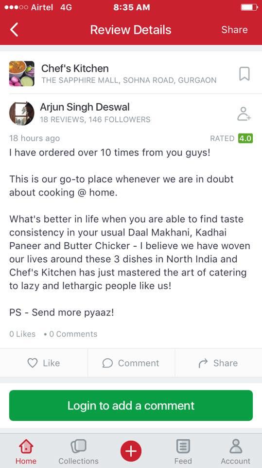 Menu at Chef's Kitchen, Gurugram, 148, The Sapphire Mall, Sector 49 1st ...