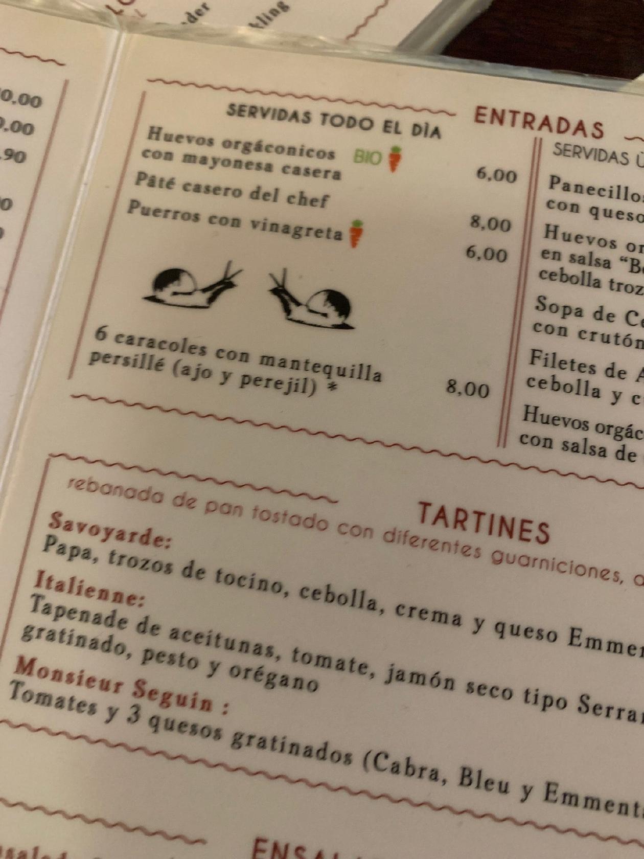 Menu au Bistrot Victoires restaurant, Paris, 6 Rue de la Vrillière