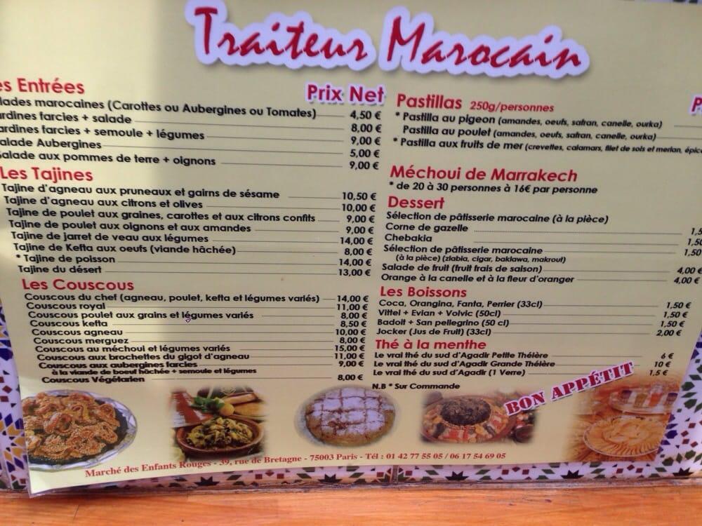 Traiteur Marocain Menu: Traiteur Casablanca – XILSLY