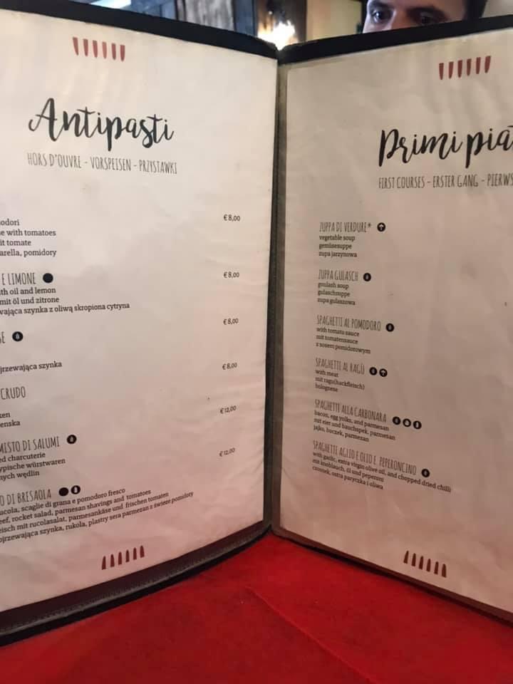 Menu da Bait dal Ghet pizzeria, Livigno