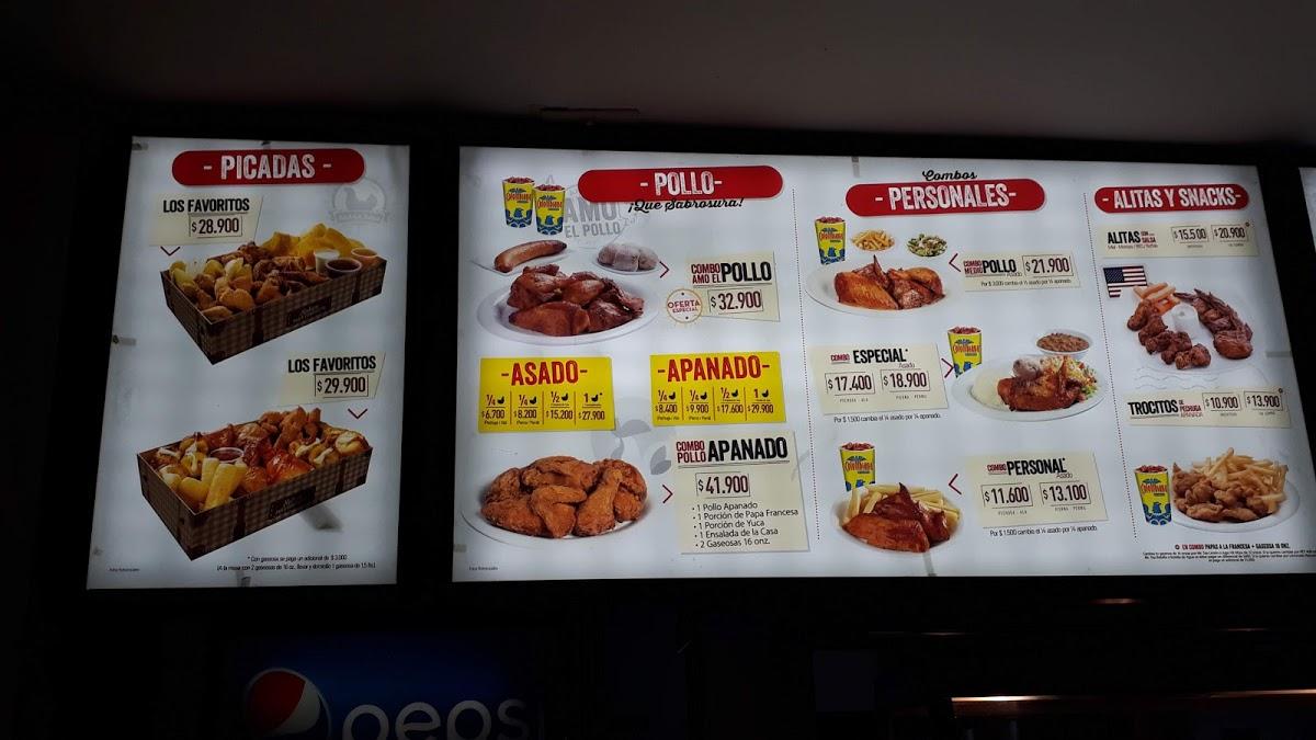 Menu at La Brasa Roja – Granada restaurant, Cali, Av. 6 Nte. ##15 - 65