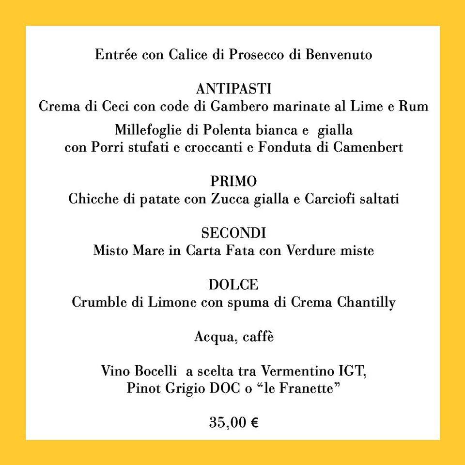 Menu at Ristorante Lajatico "Officine Bocelli", Lajatico