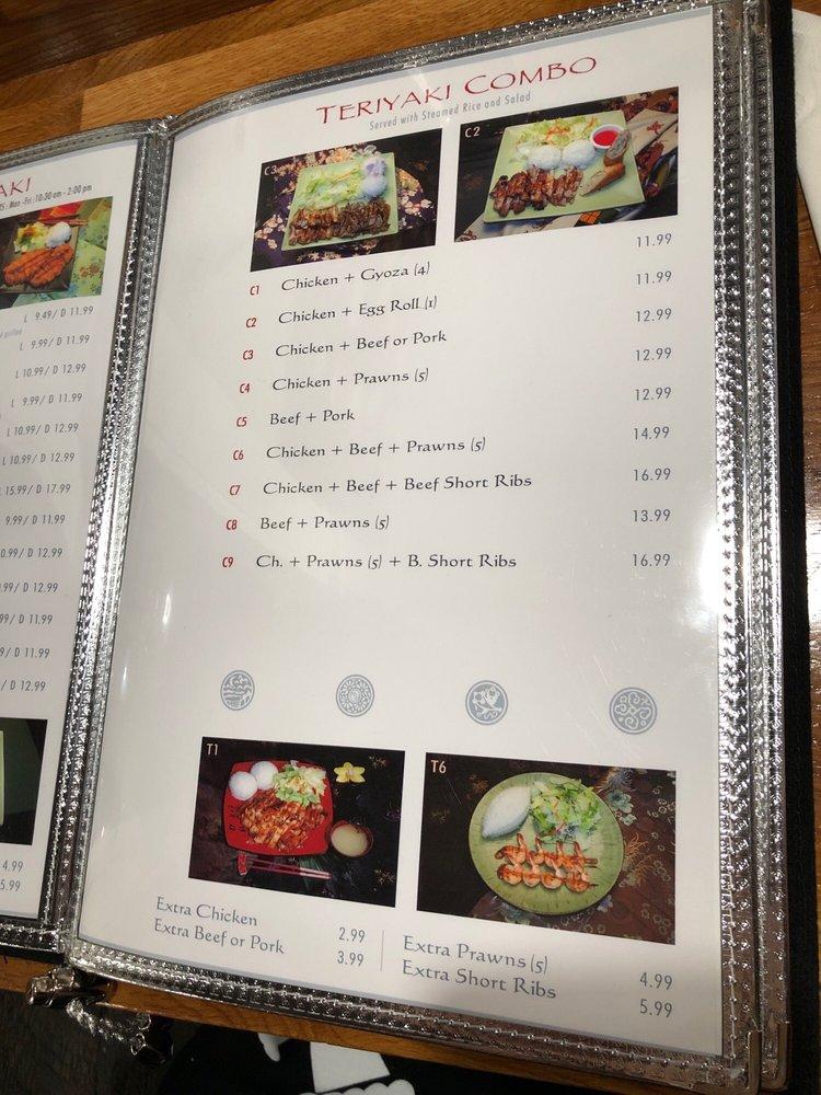Menu at Harbor Sushi restaurant, Oak Harbor