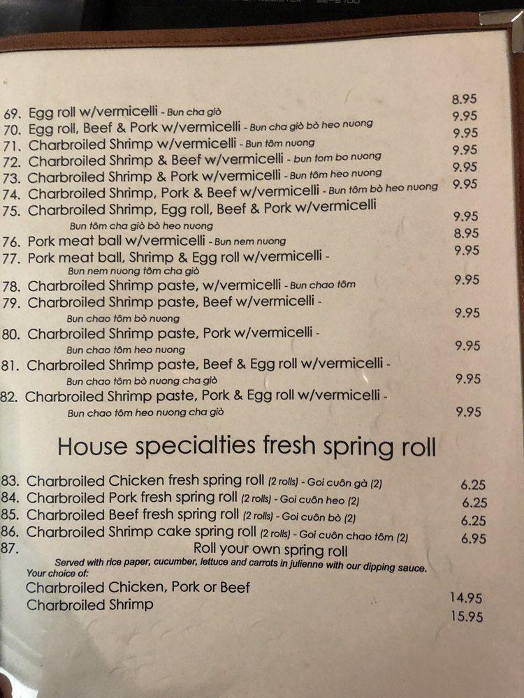 Menu at Noodle 21 Asian Grill restaurant, Redlands
