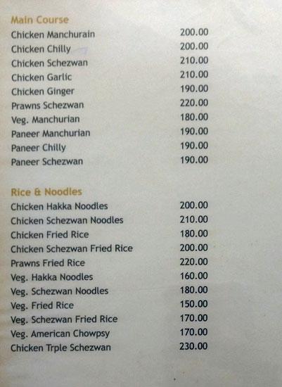 Menu at President Resto Bar, Pune, Solapur - Pune Hwy