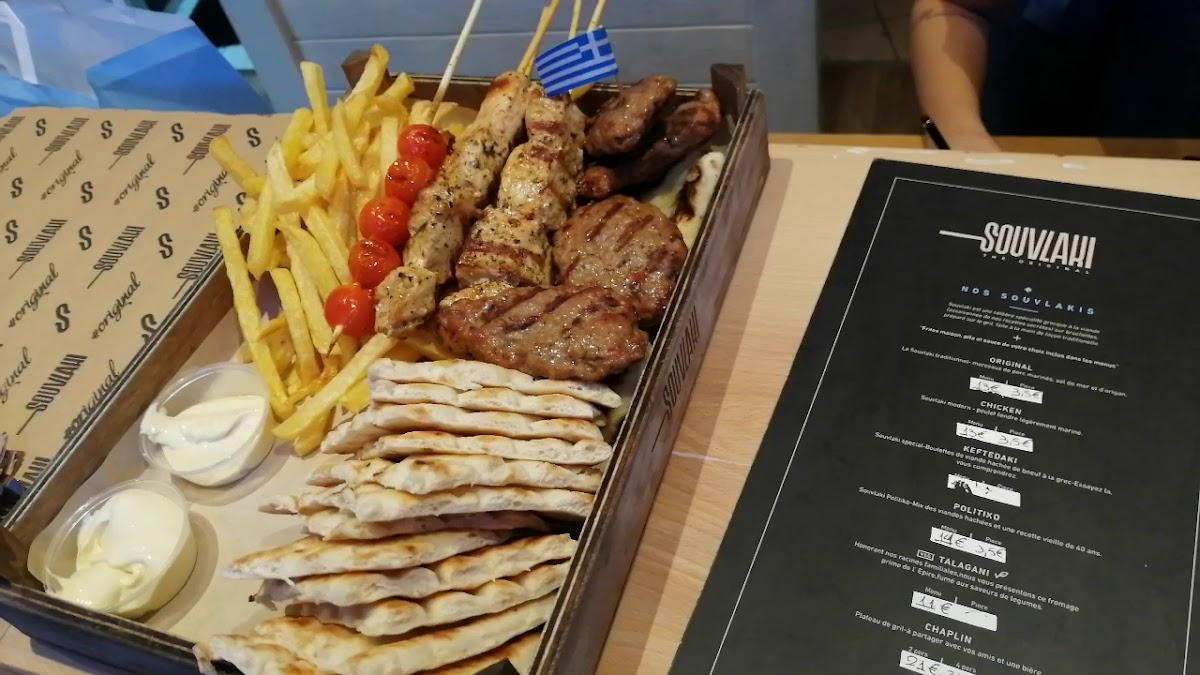 Menu at Souvlaki The Original restaurant, Sanem