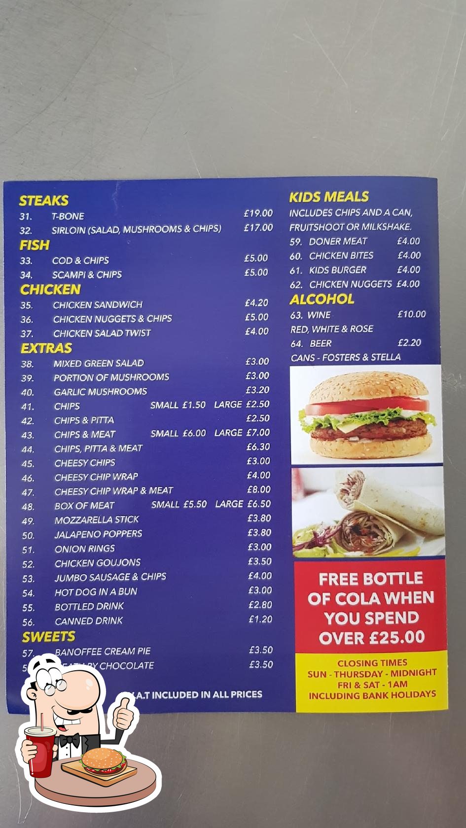 Kemer Kebab in Hailsham - Restaurant menu and reviews