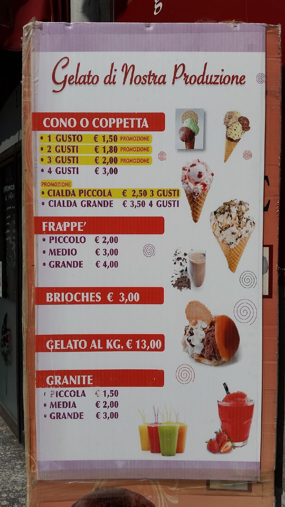 Speisekarte von Lollipop Bar, Ligni