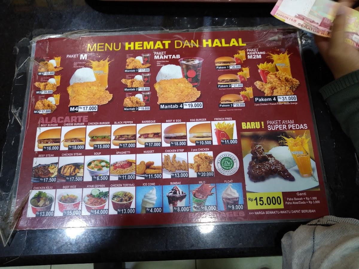 Carta de M2M indonesian fast food, Pamekasan