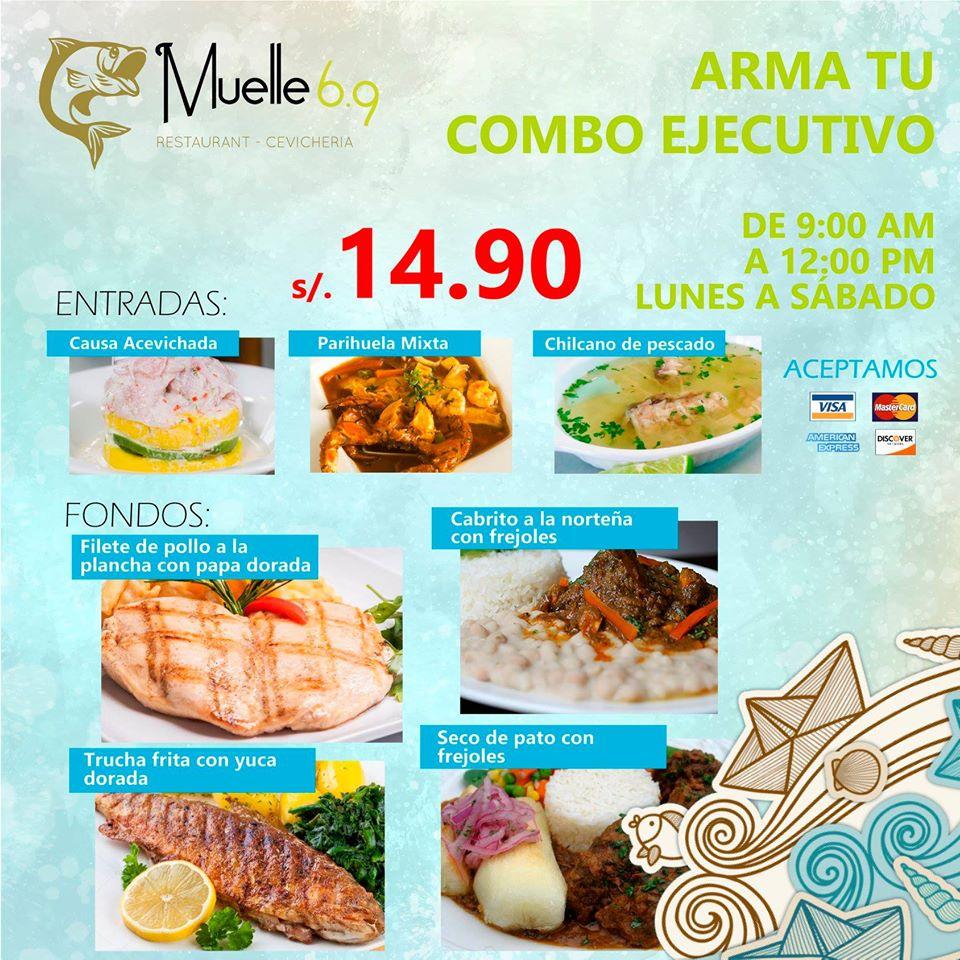Menu at Cevicheria Muelle 69 Restobar, Lima