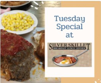 Menu at Silver Skillet Family Diner restaurant, Tulsa